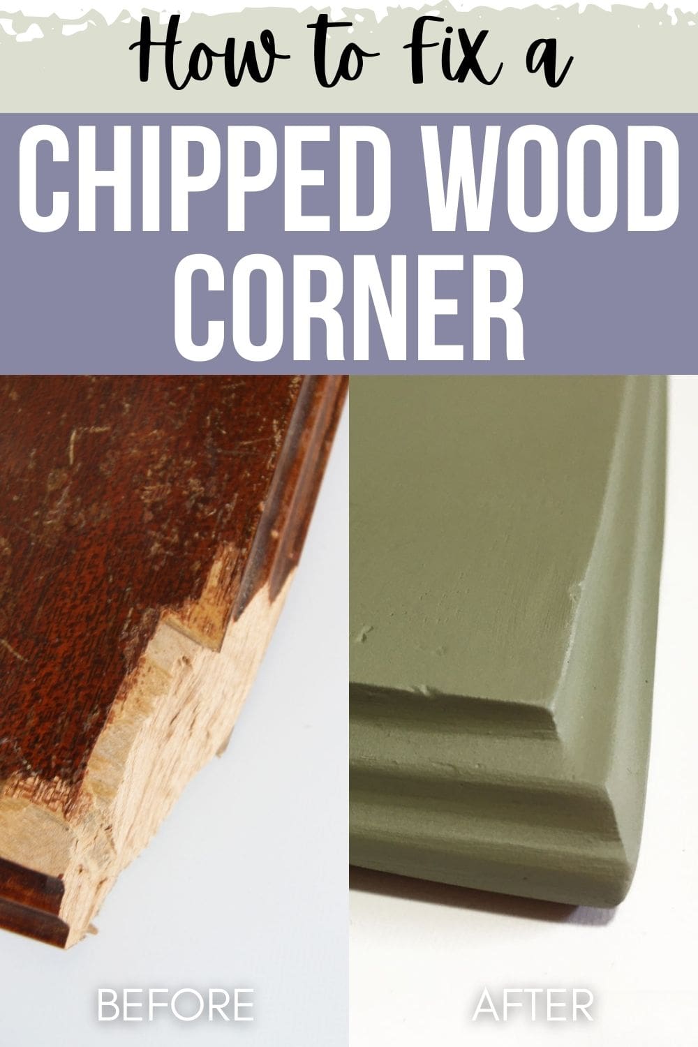 How to Fix a Chipped Wood Corner