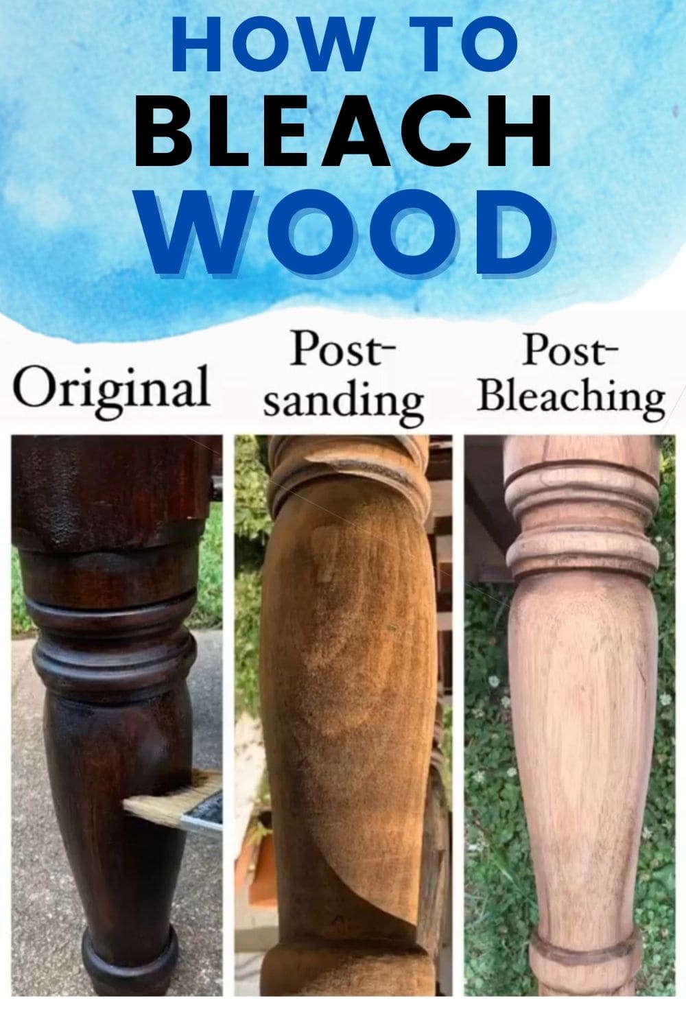 How to Bleach Wood