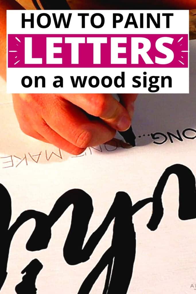 How To Paint Letters On A Sign How To Paint Letters On A Sign