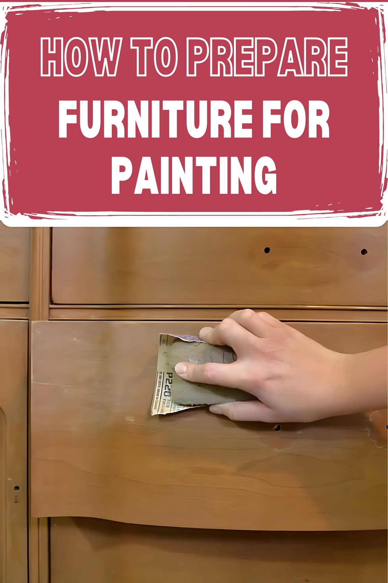 How to Prepare Furniture For Painting