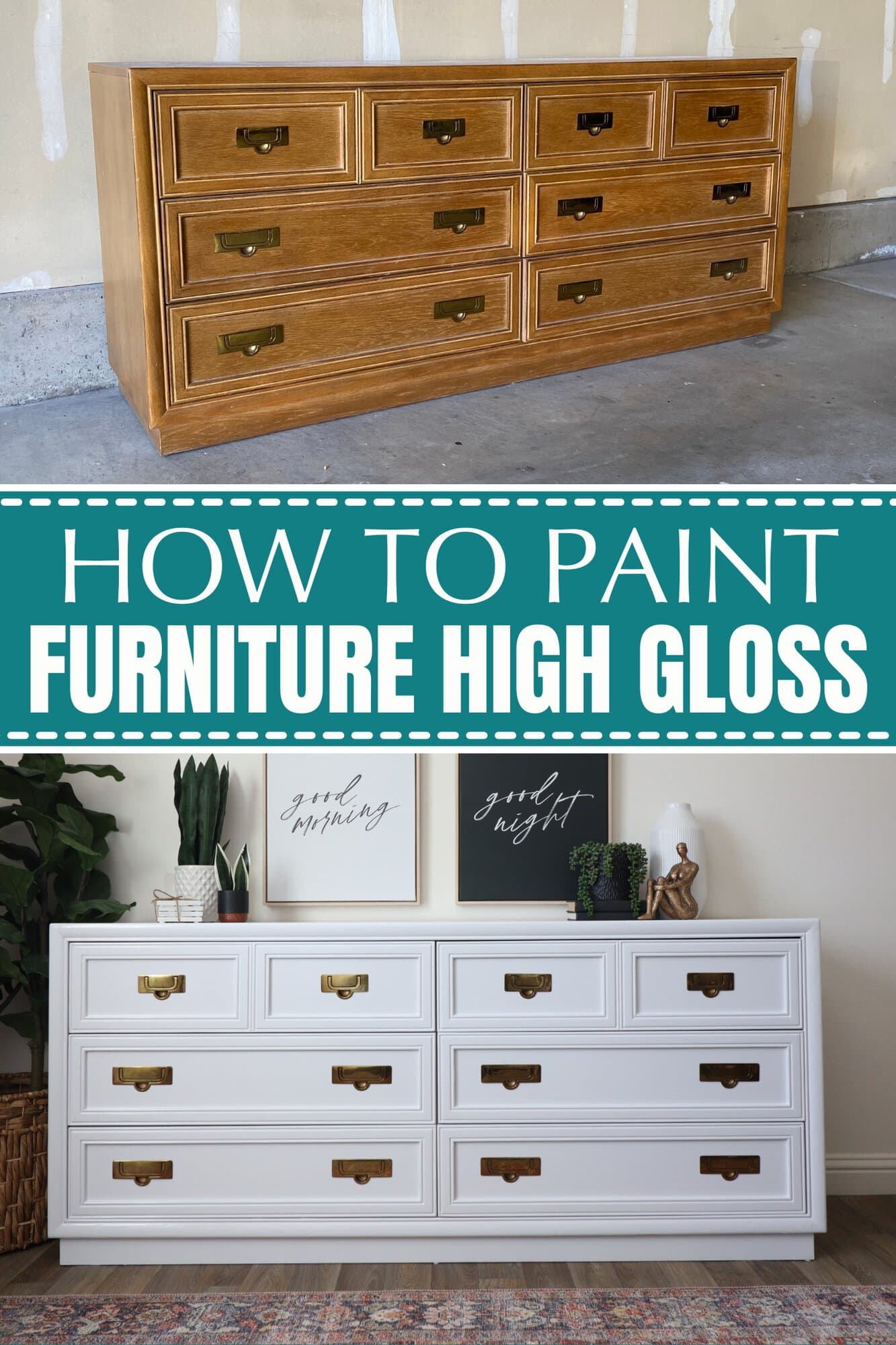 How to Paint Furniture High Gloss
