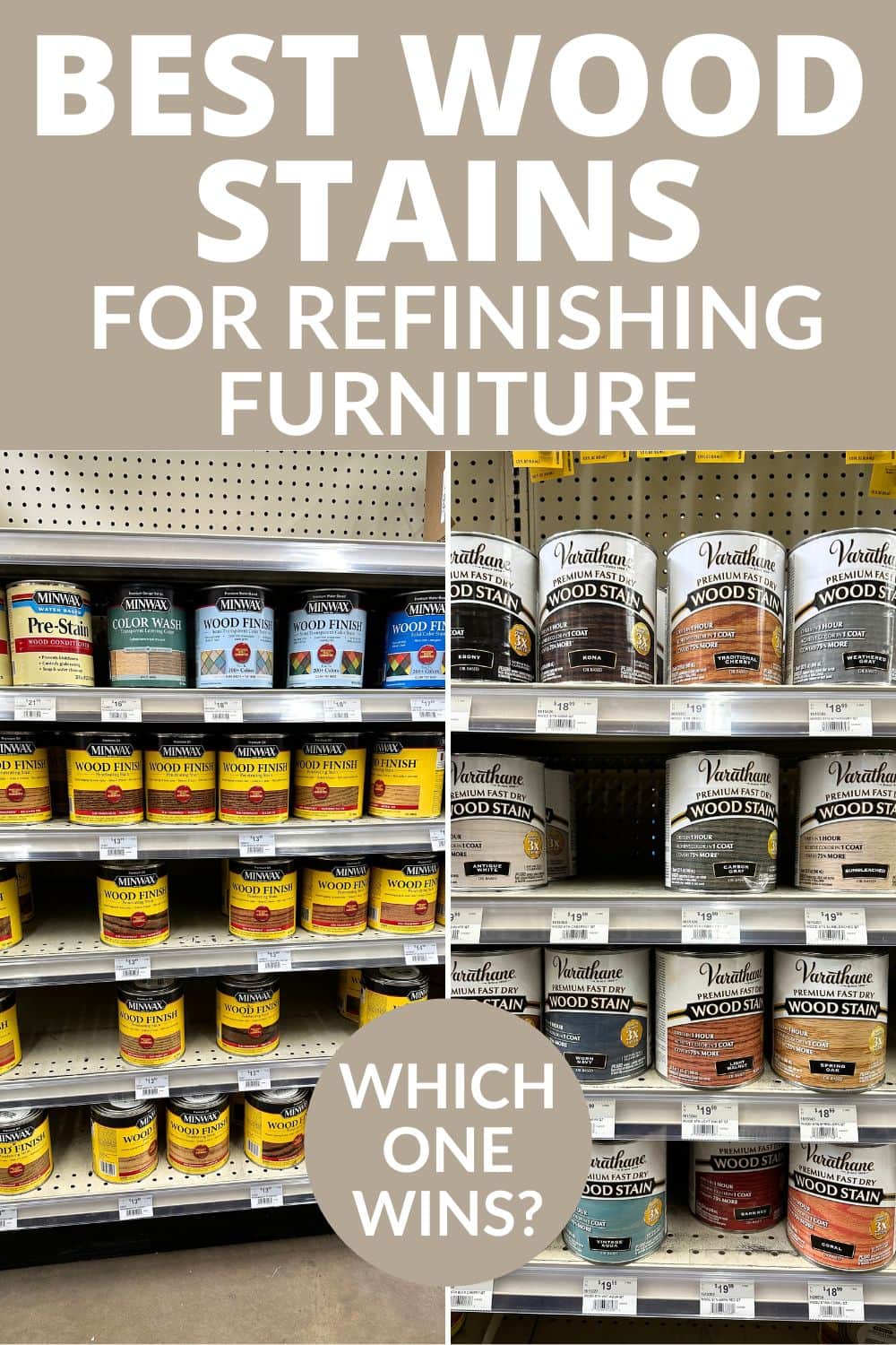 Best Wood Stains for Refinishing Furniture
