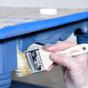How to Apply Waverly Wax Over Chalk Paint