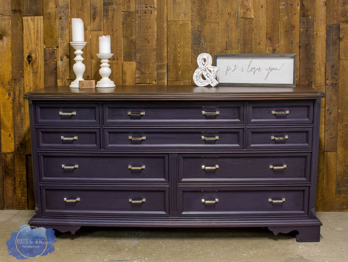 Purple Painted Furniture