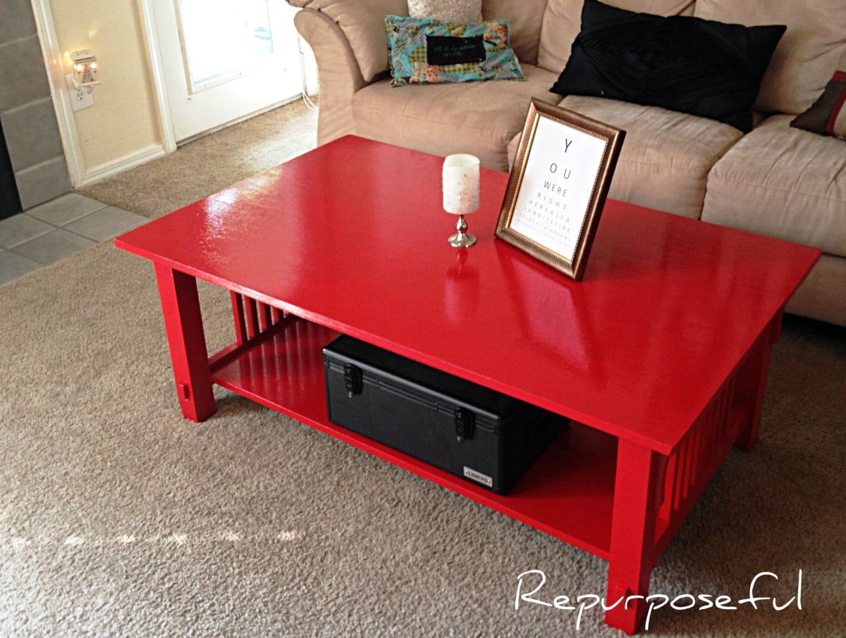 Red Painted Furniture Ideas