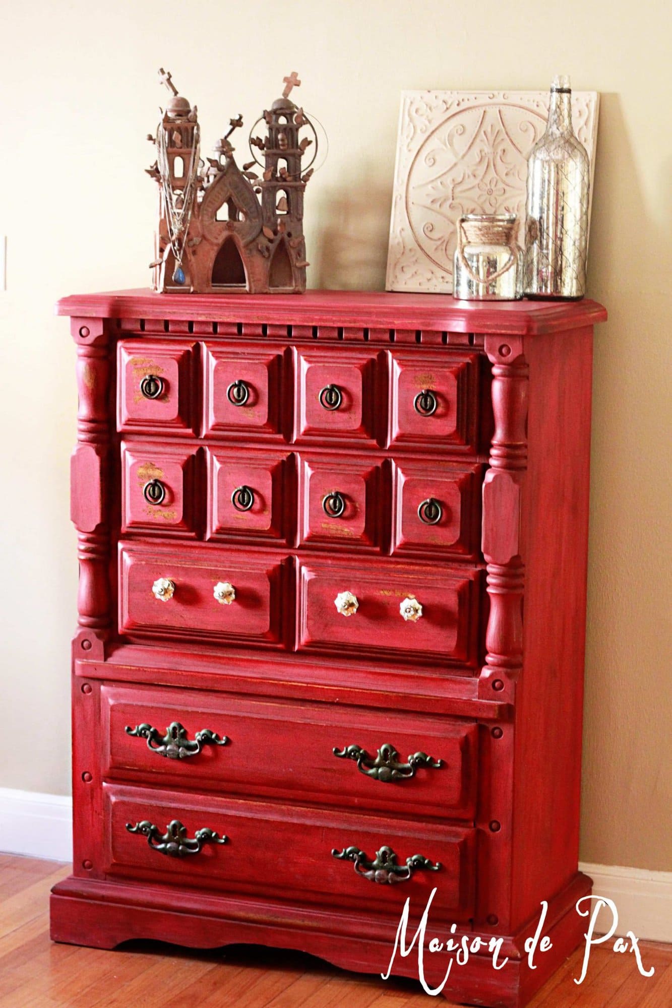 Red Painted Furniture Ideas
