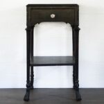 DIY Emerald Green Bedside Table