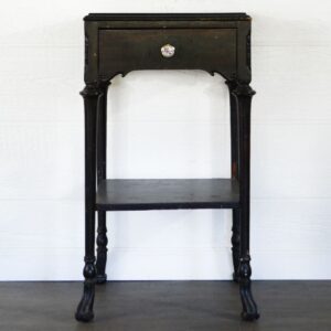 DIY Emerald Green Bedside Table