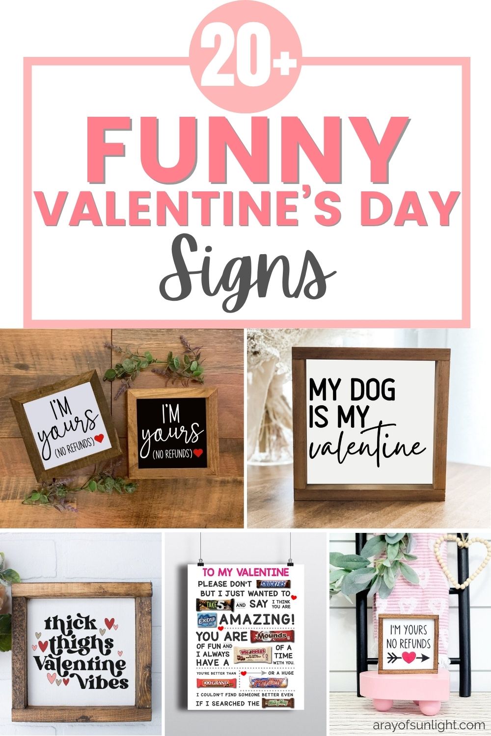 Funny Valentine's Day Signs
