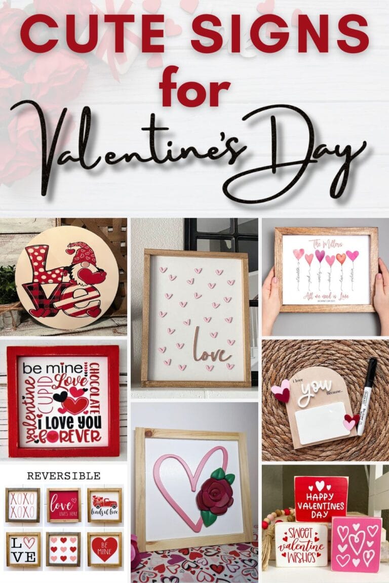 Cute Signs for Valentine's Day