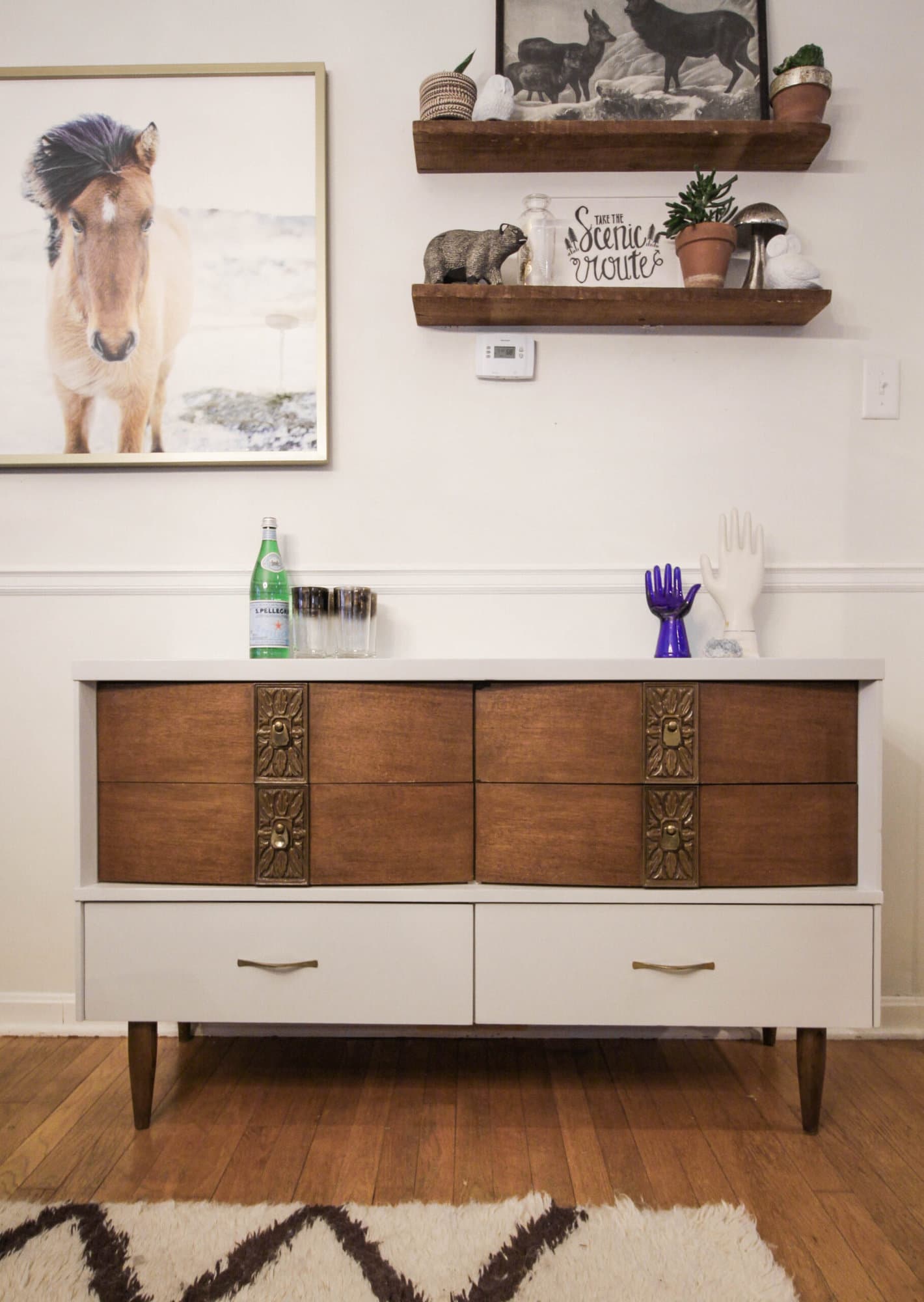 Two Tone Dresser Ideas