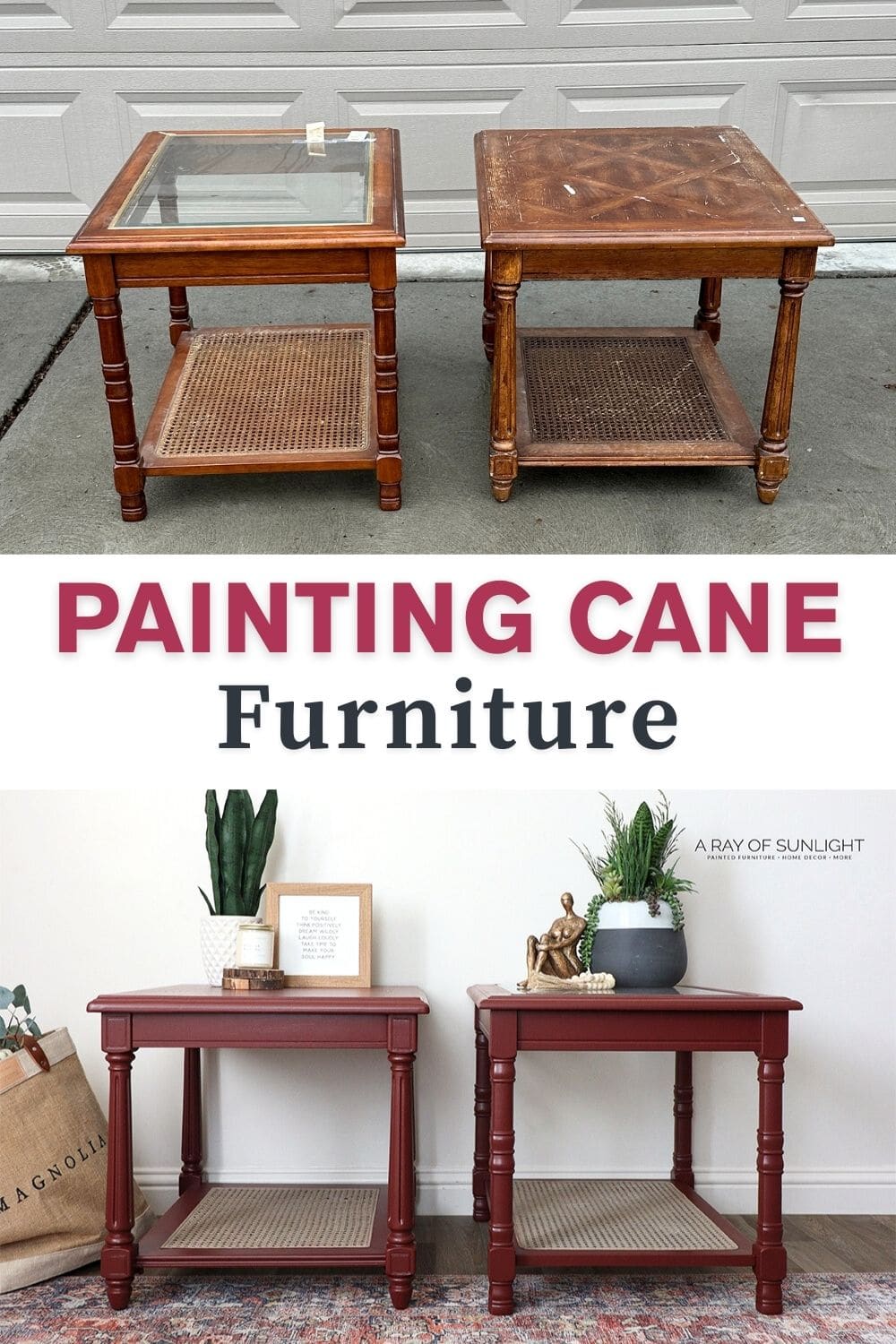Painting Cane Furniture