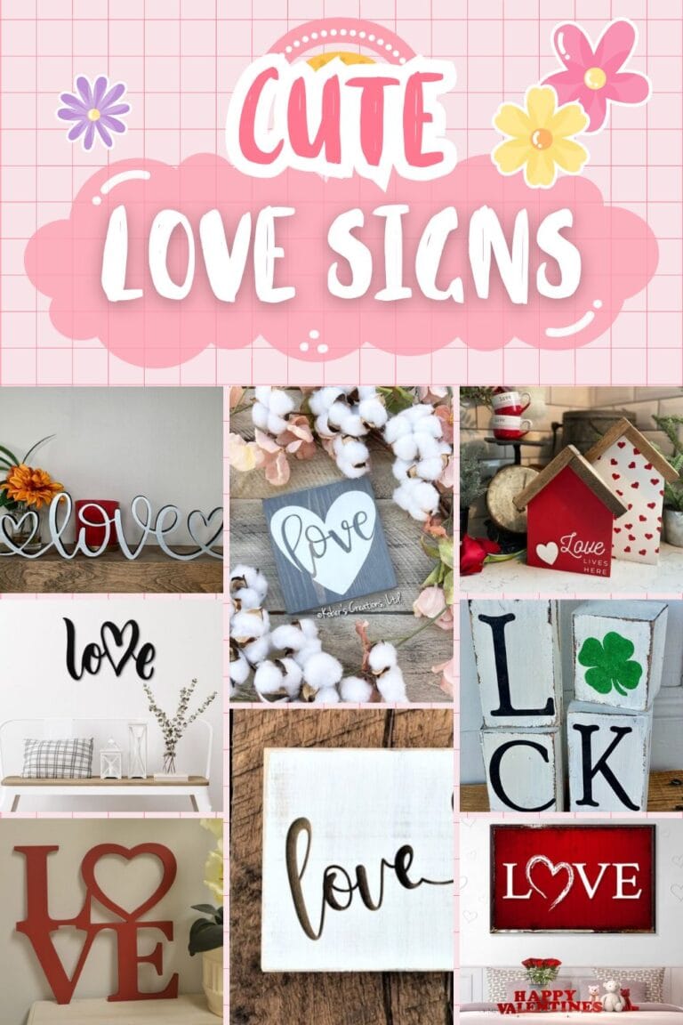 Cute Love Signs