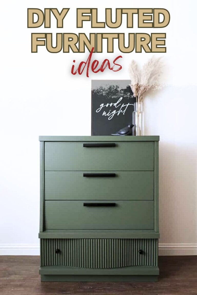 DIY Fluted Furniture Ideas