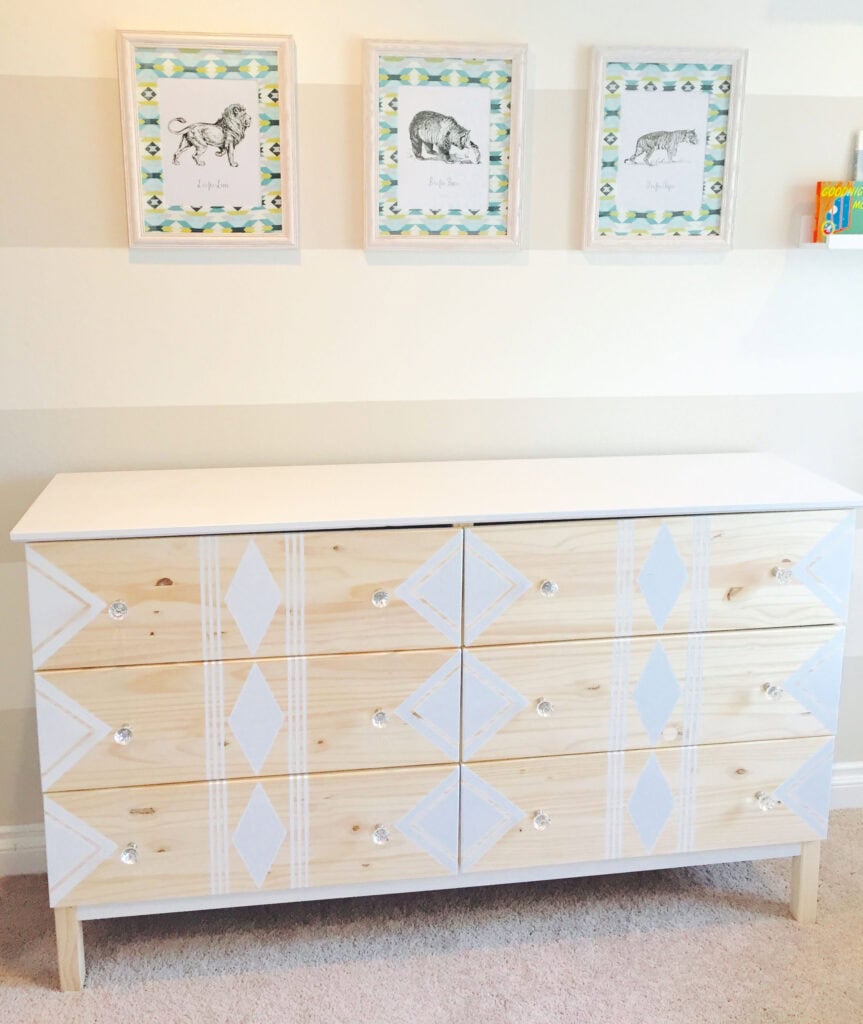 Dresser Drawer Painting Ideas