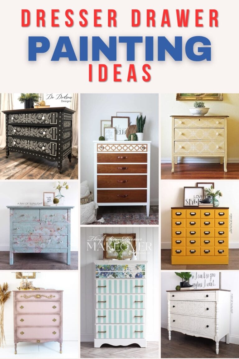Dresser Drawer Painting Ideas