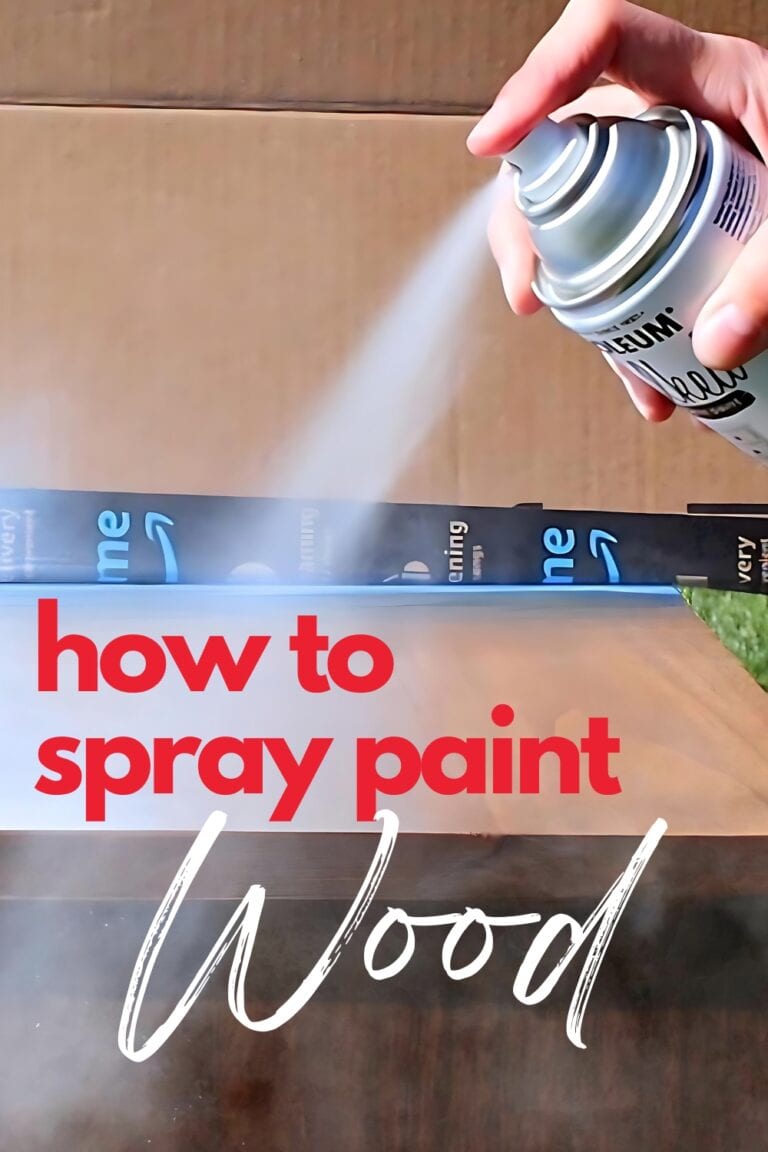 How to Spray Paint Wood