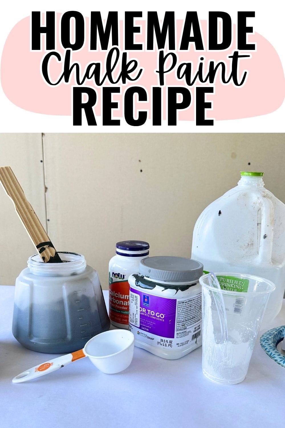 Homemade Chalk Paint Recipe