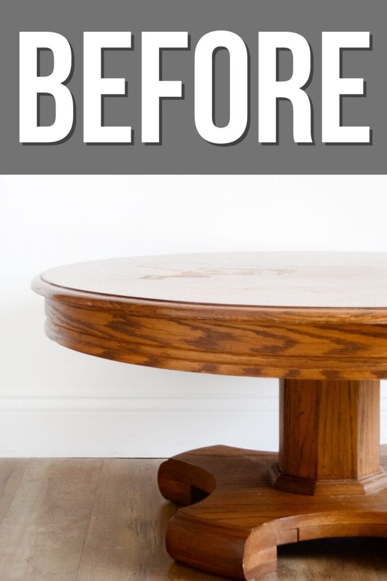How to Restain a Coffee Table