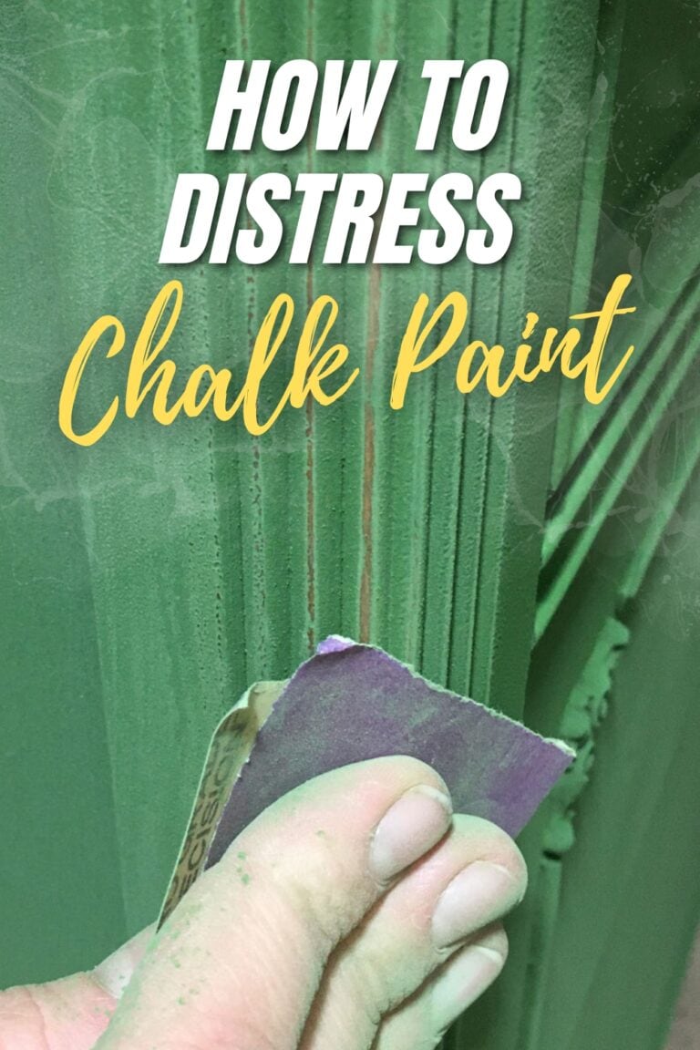 How To Distress Chalk Paint