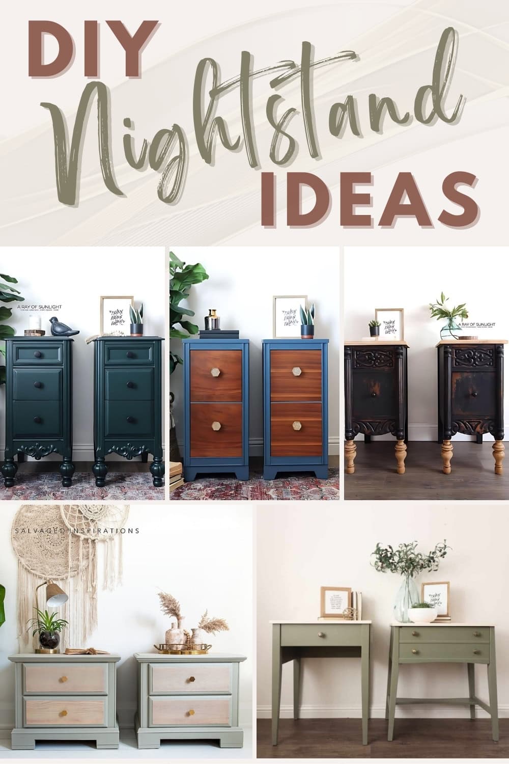 DIY Nightstand Ideas