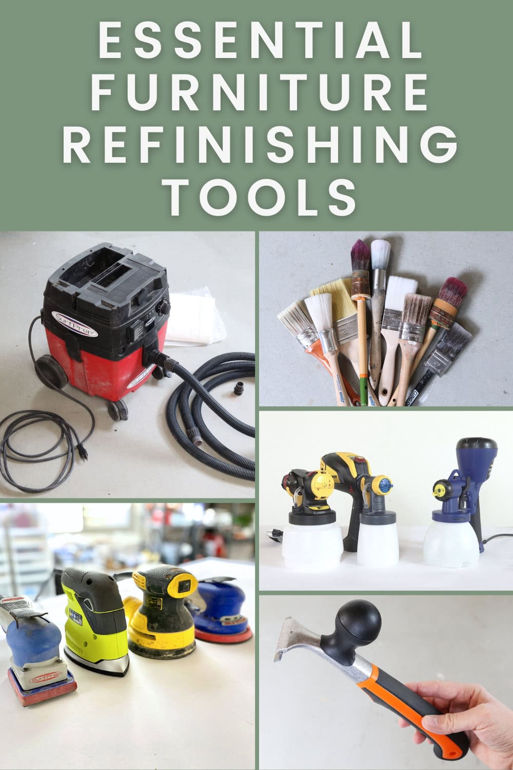 Essential Furniture Refinishing Tools