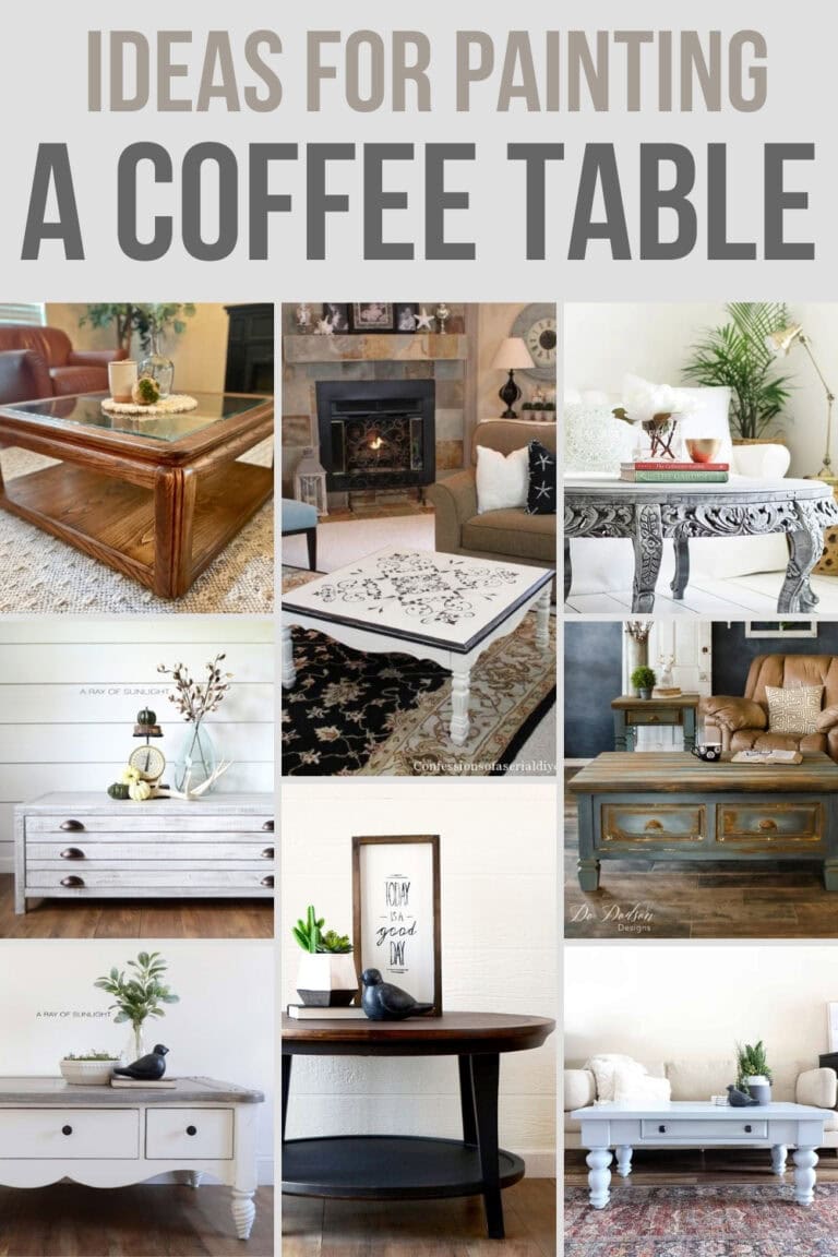 Ideas for Painting a Coffee Table