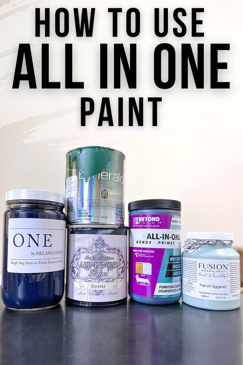 How to Use All in One Paint
