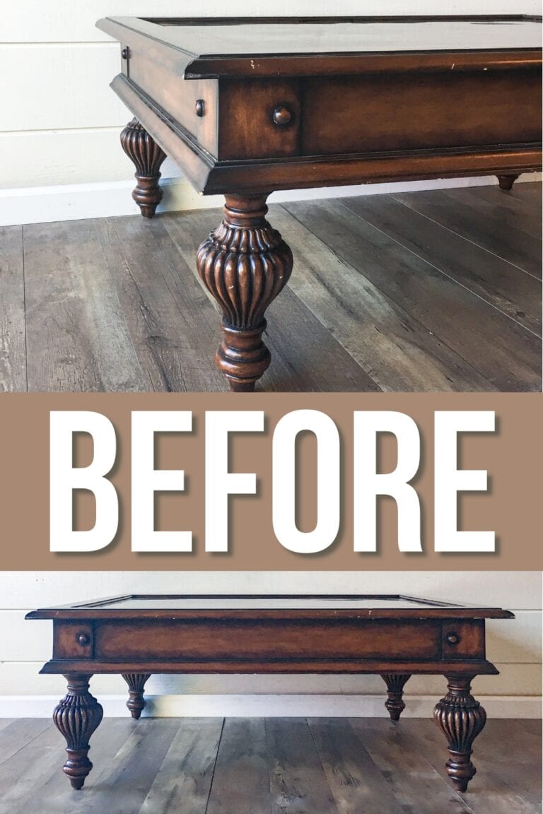 Chalk Painted Coffee Table