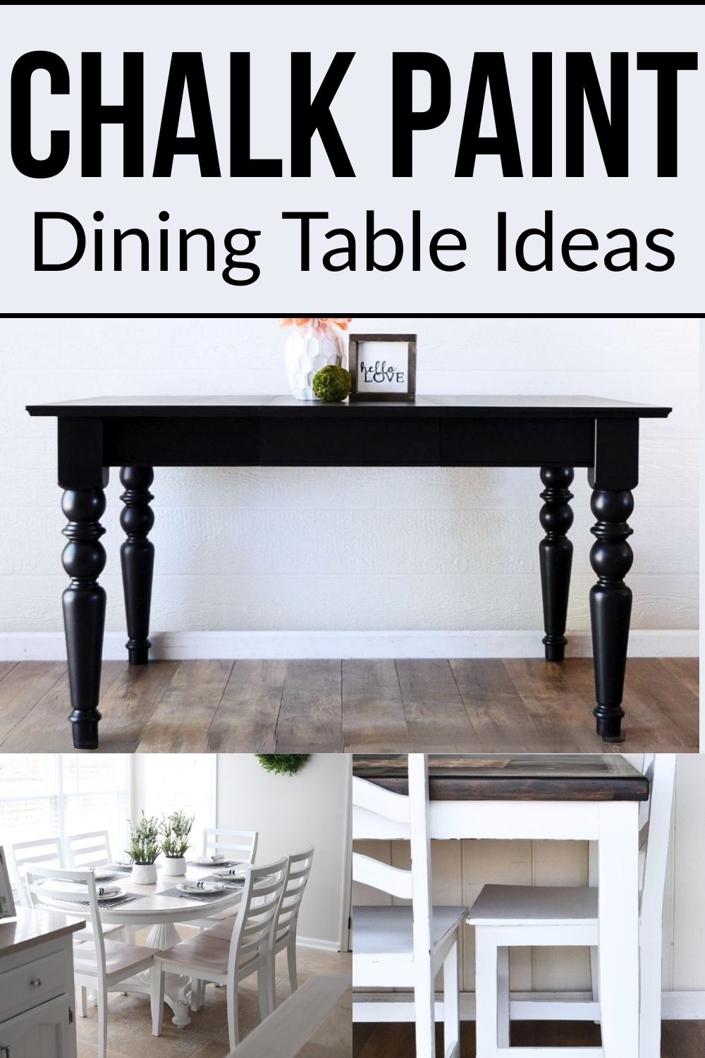 Chalk Paint Dining Table Ideas
