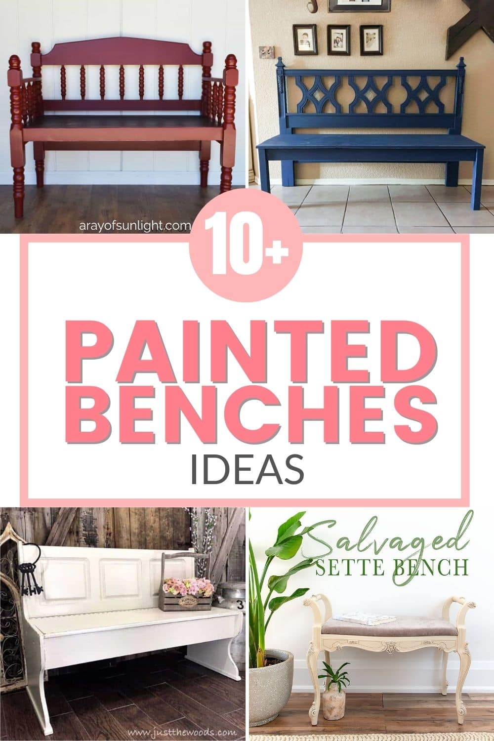 Painted Benches Ideas