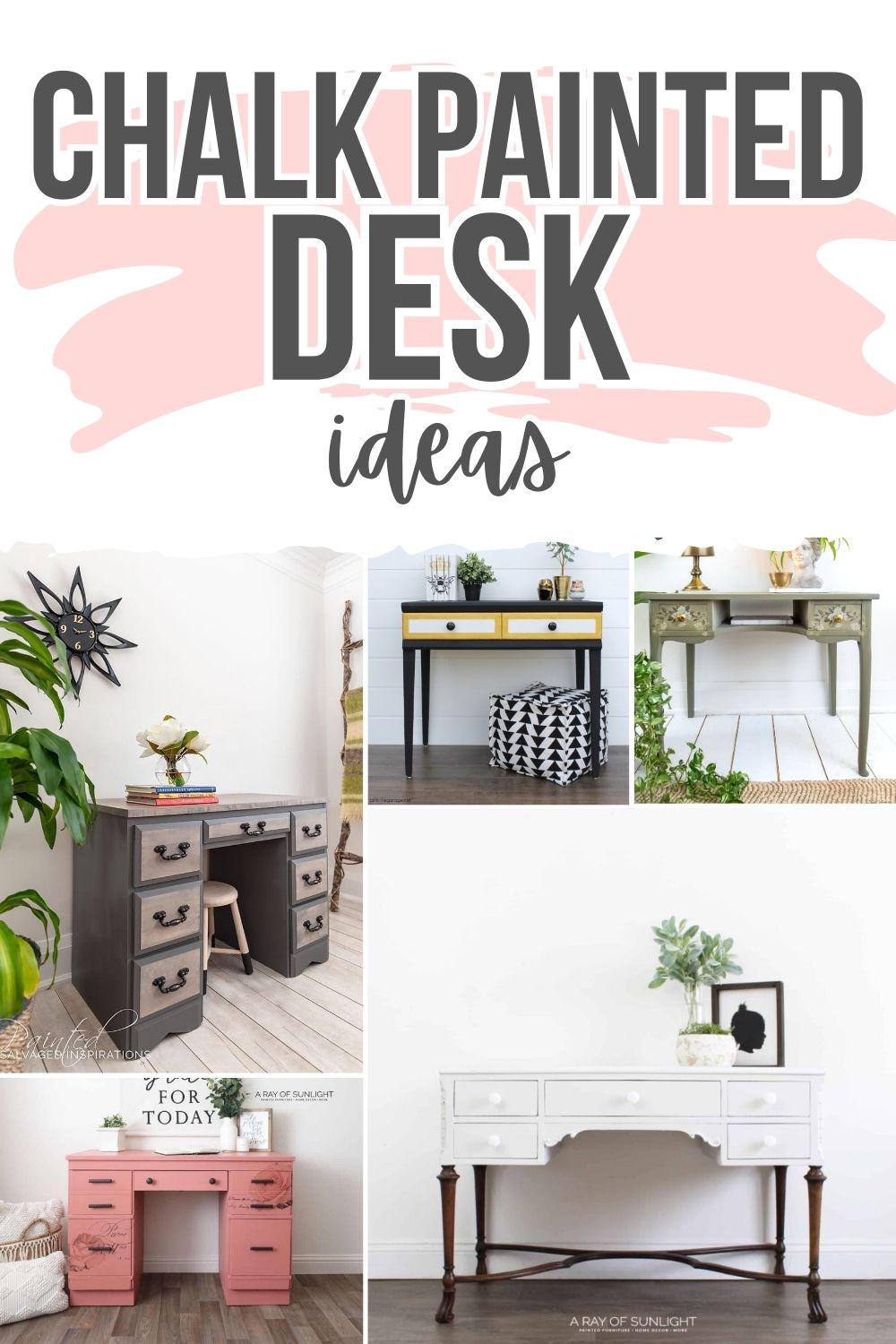 Chalk Painted Desk Ideas