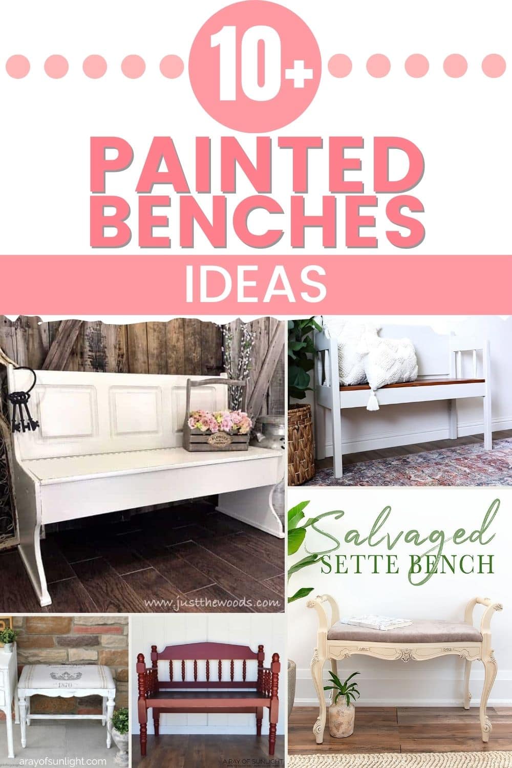Painted Benches Ideas