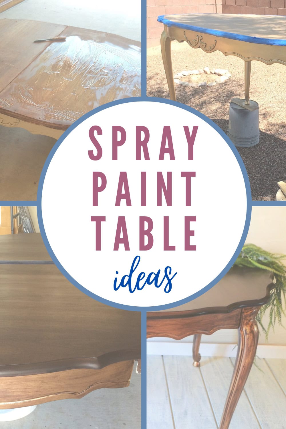 Spray Paint Table Ideas