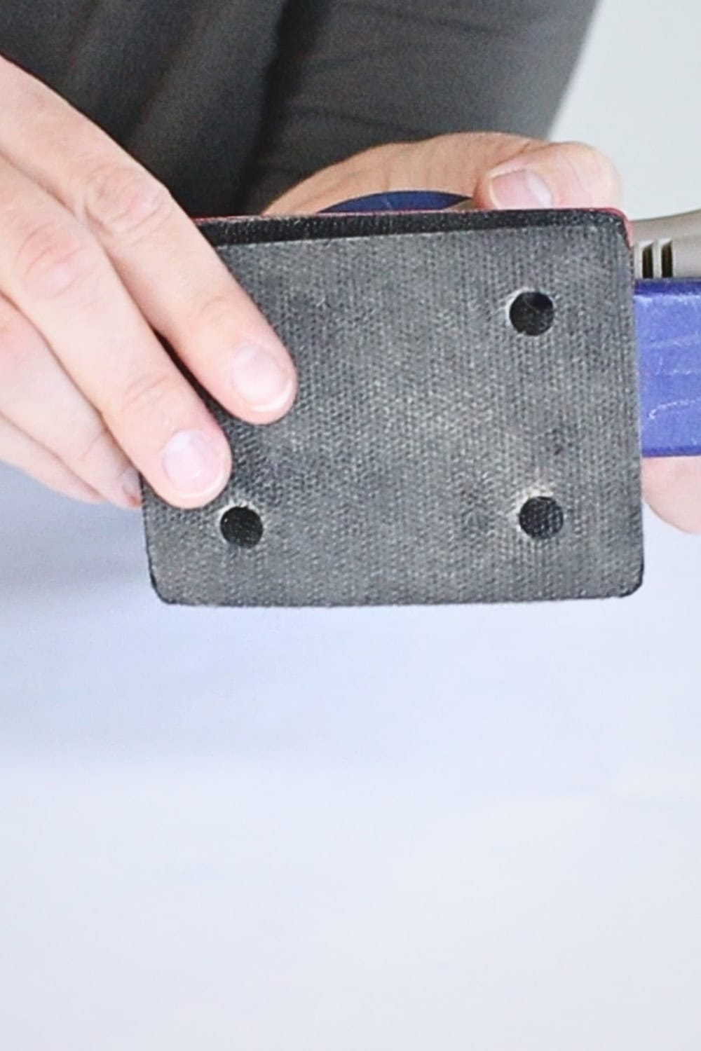 How To Attach Sandpaper To Hand Sander