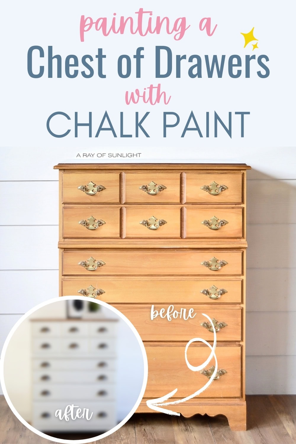 Painting a Chest of Drawers with Chalk Paint