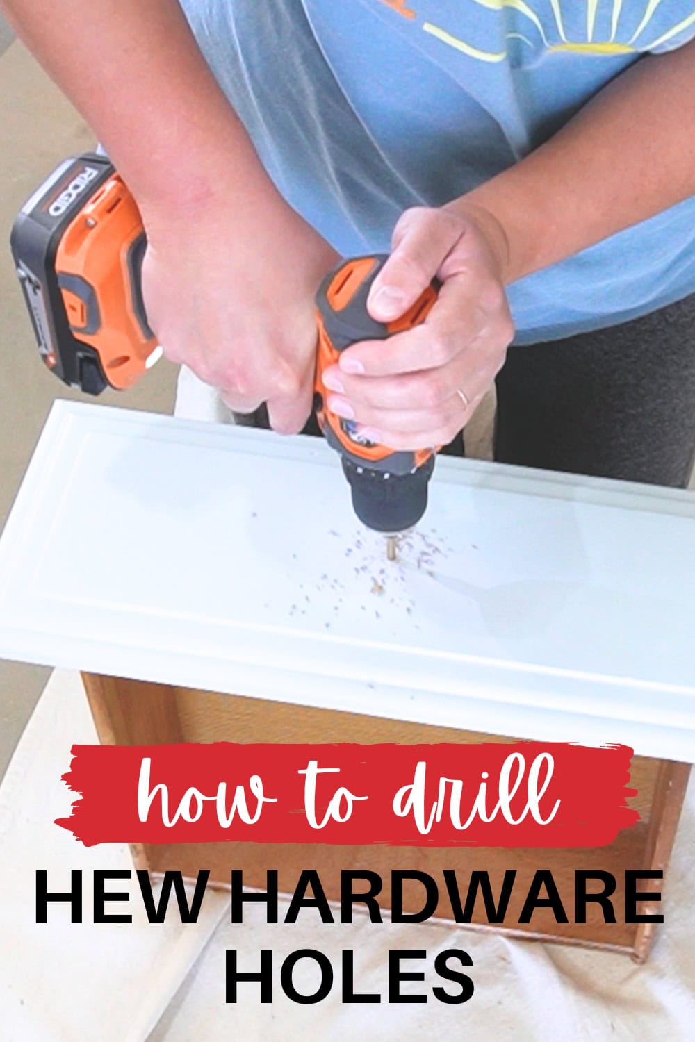 How To Drill New Hardware Holes
