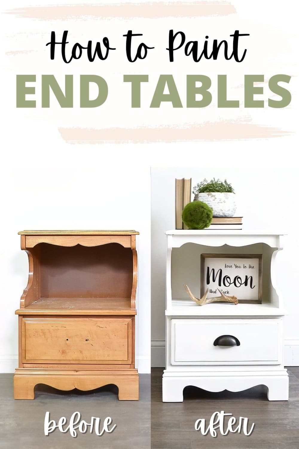 How To Paint End Tables
