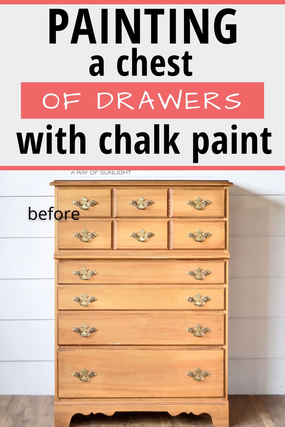 Painting a Chest of Drawers with Chalk Paint