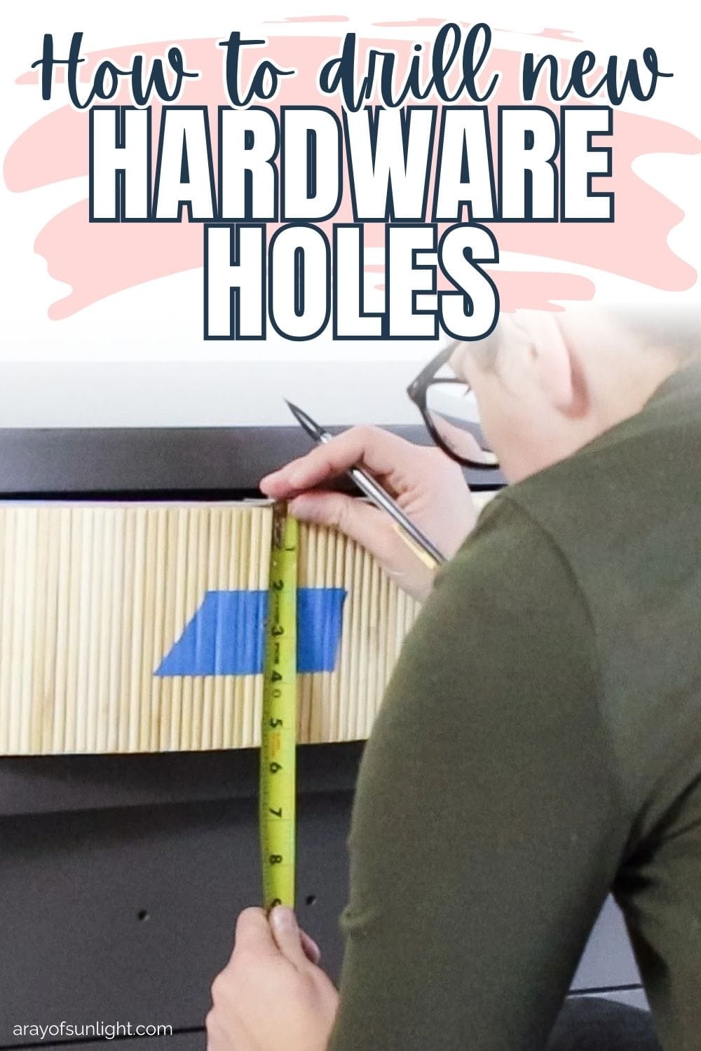 How To Drill New Hardware Holes