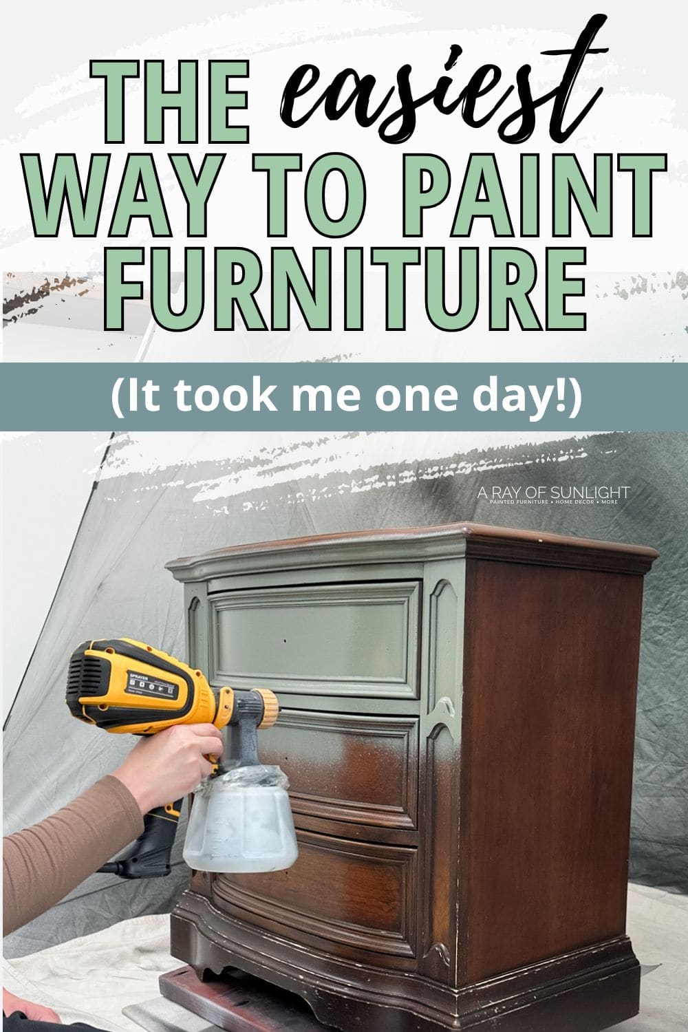 The Easiest Way to Paint Furniture (It Took Me One Day)